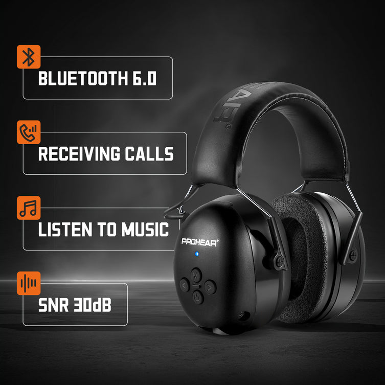 PROHEAR Bluetooth Hearing Protection for Mowing, Construction, Noisy ...